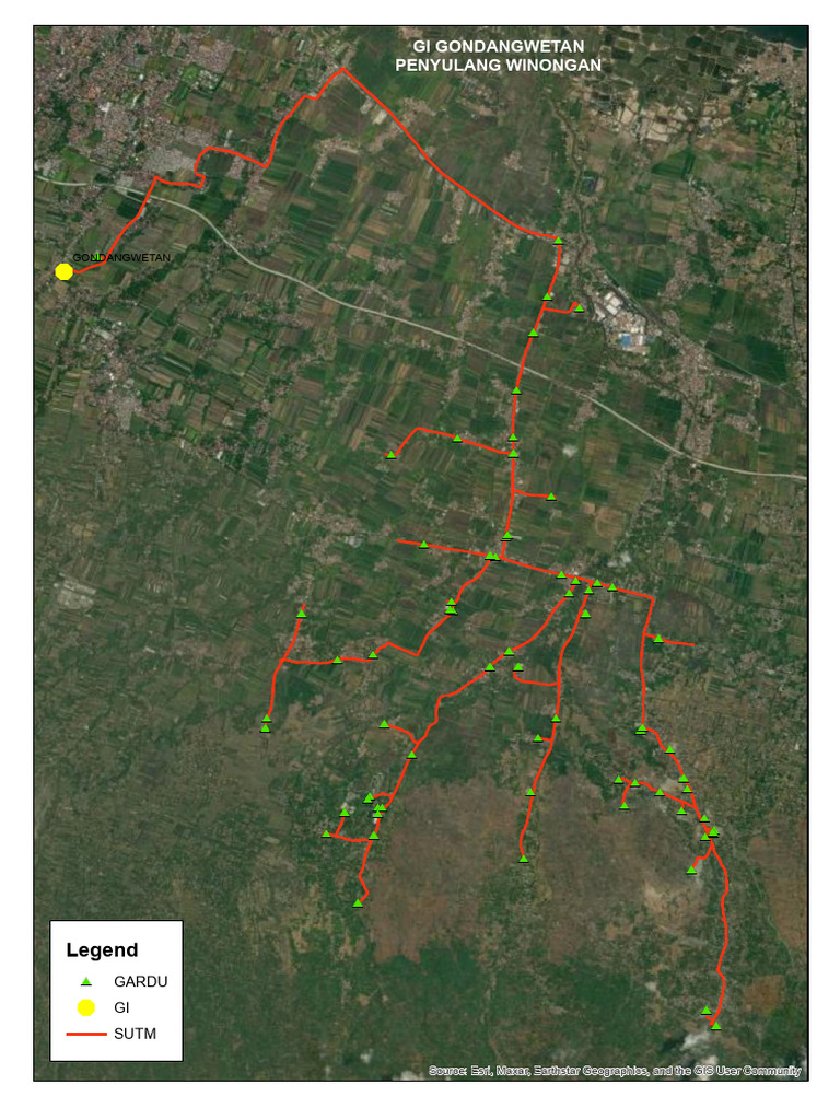 Penyulang Winongan | PDF | Geographic Data And Information