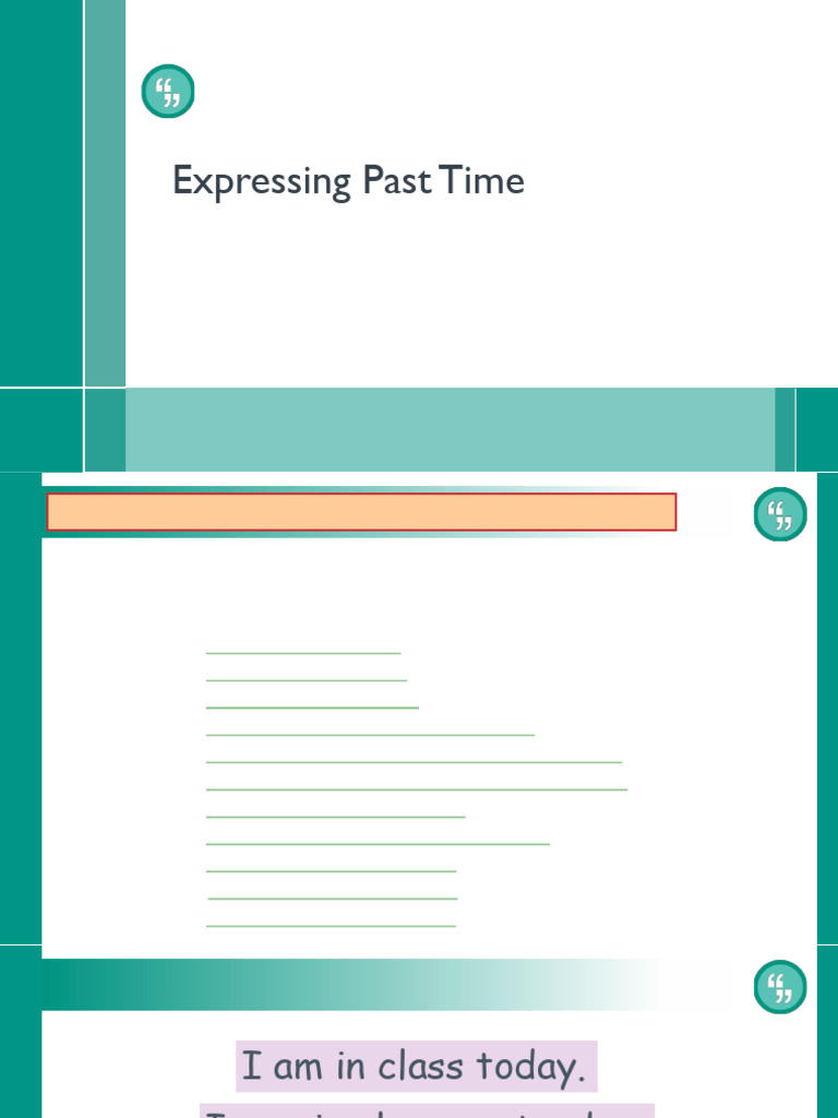 Learning - Past Tense Part 1 (Simple Past Tense) | PDF | Linguistics ...