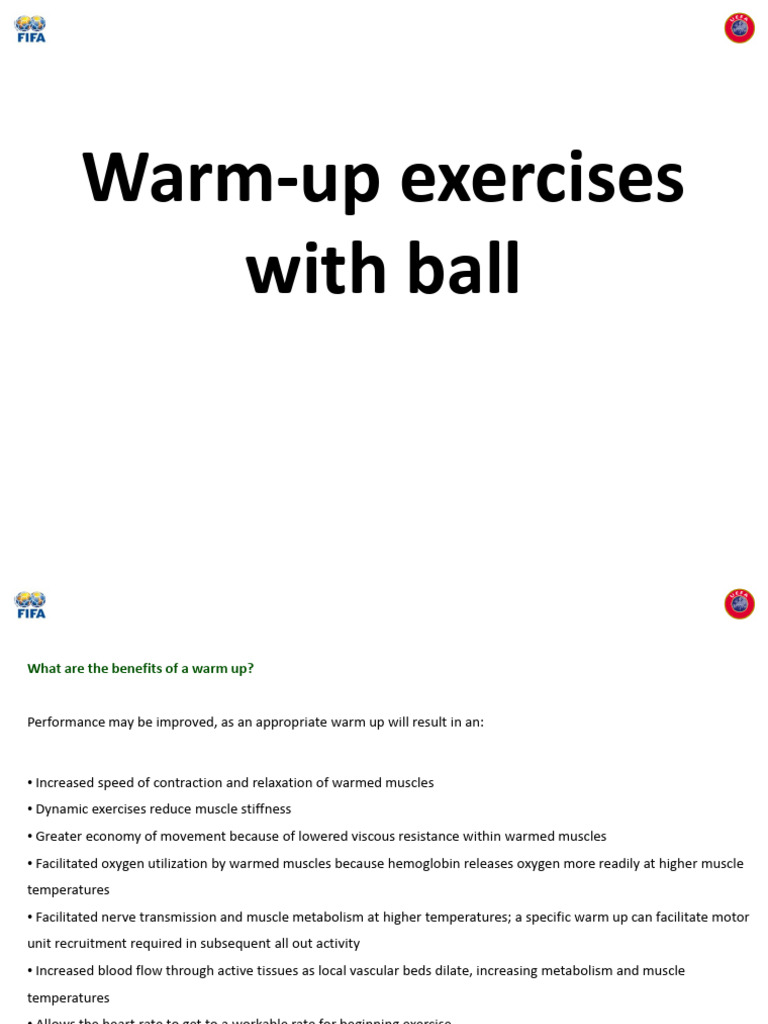 Effective Warm-Up Exercises with Ball | PDF | Running