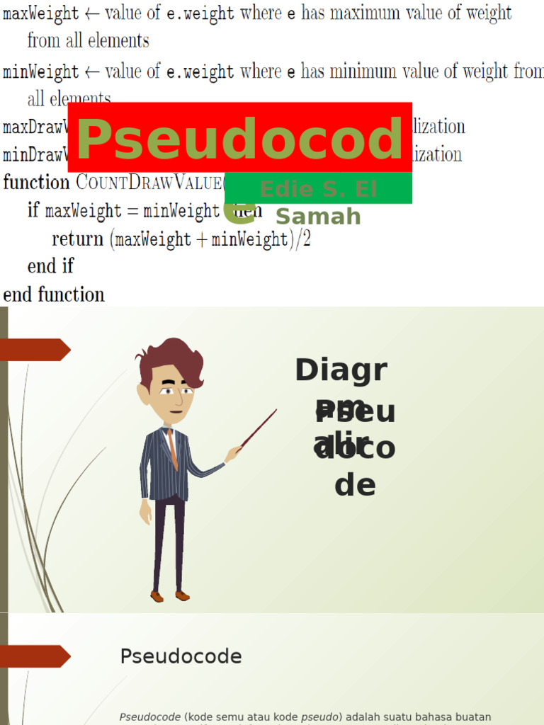 Algoritma Dan Pemrograman - Pseudocode | PDF