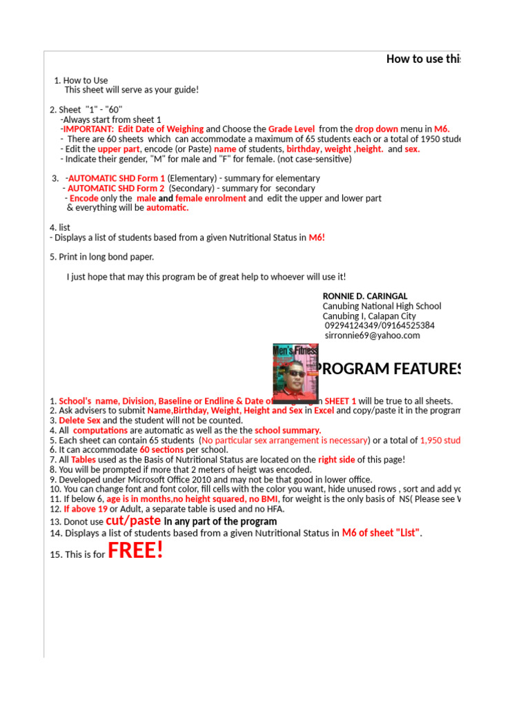 Final Nutritional Status - 2025-2026 | PDF | Weight | Human Body Weight