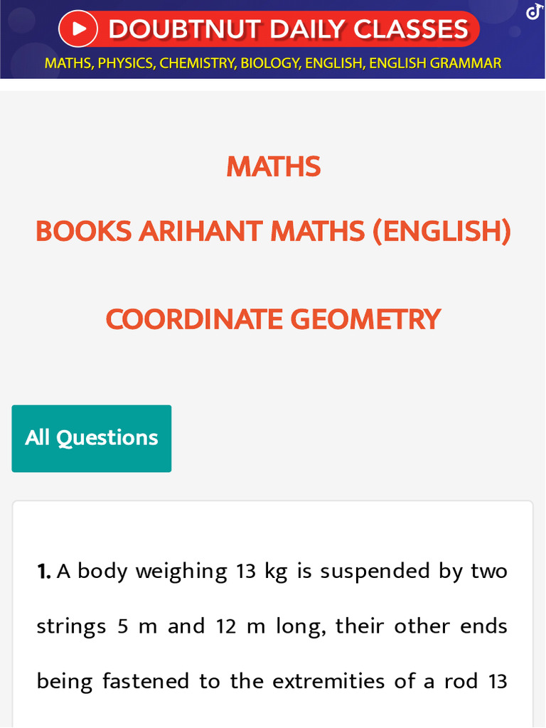 398 Books Doubtnut Question Bank | PDF