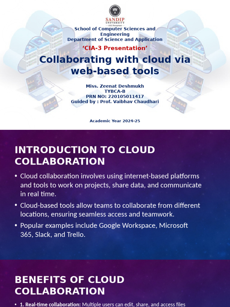 Collaborating With Cloud Via Web-Based Tools | PDF | Cloud Computing ...
