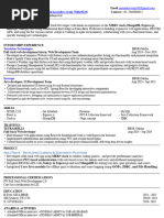 Capgemini Resume Template | PDF | Software | Computing