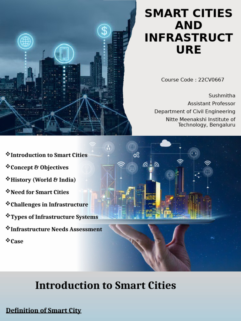 Smart Cities: Infrastructure and Innovations | PDF | Internet Of Things ...