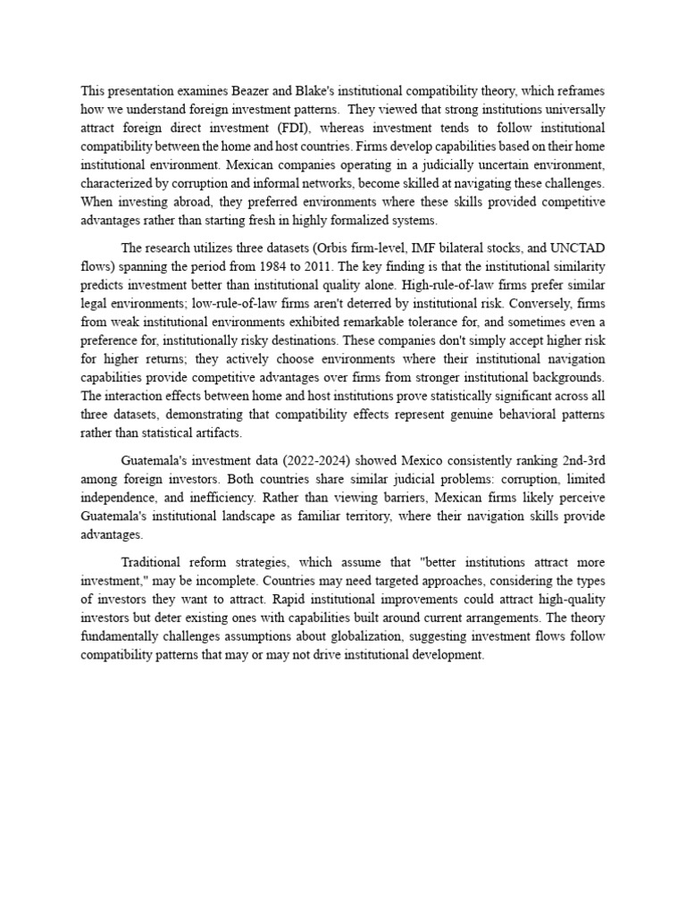 Critique Memo Presentation 4rth Week by Naqvi Syed Shoaib Raza 202432003 | PDF | Investing ...