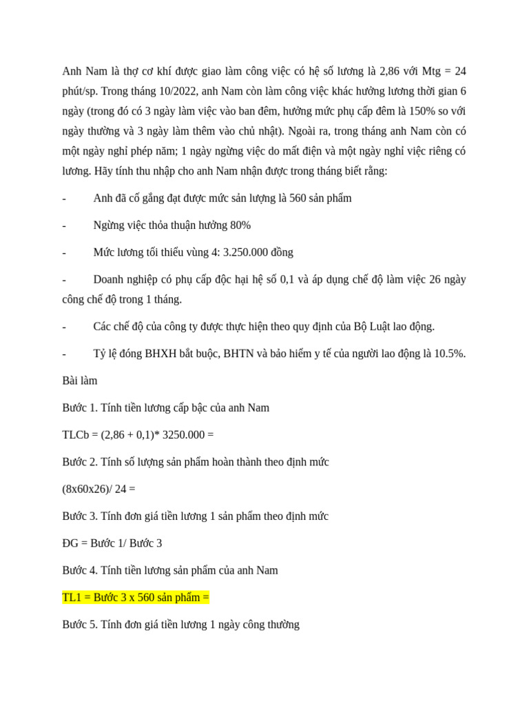 bài tập qtnl | PDF