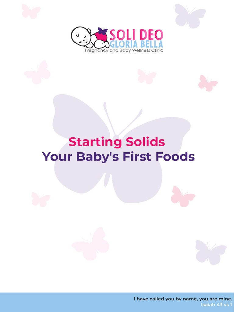 Starting Solids - Your Baby's First Foods | PDF | Milk | Lunch