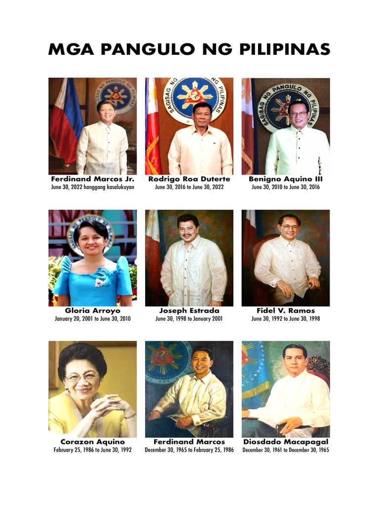List of Philippine Presidents | PDF