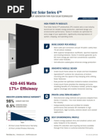 First Solar Series 7 TR1 Module Specs | PDF | Photovoltaics | Solar Panel