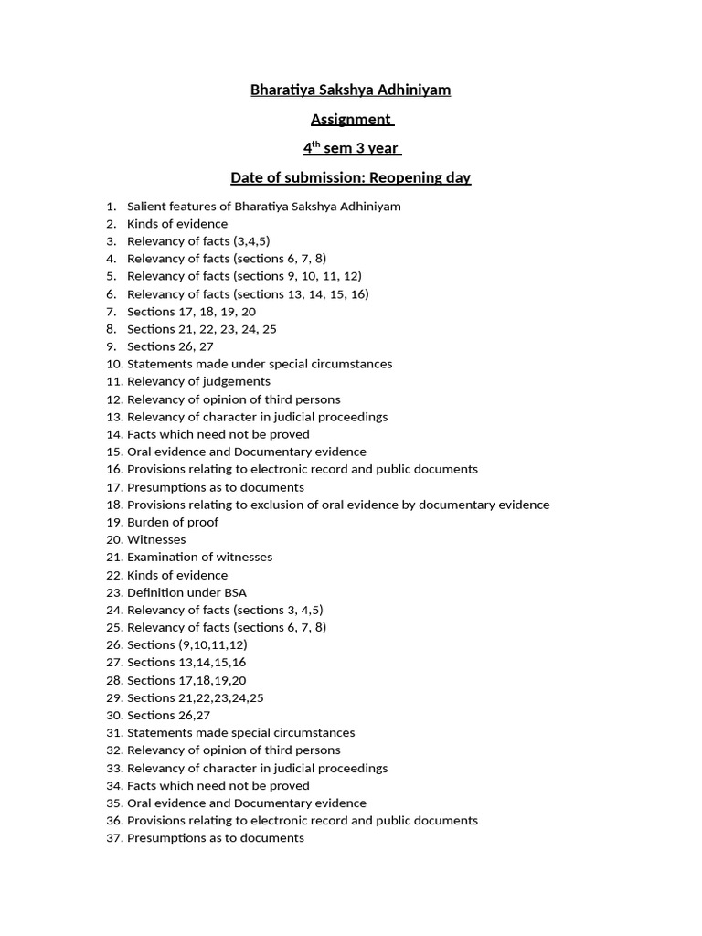 BSA 4th Sem 3 Year | PDF