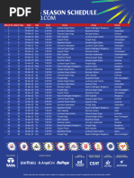 IPL 2024 Match Schedule and Venues | PDF