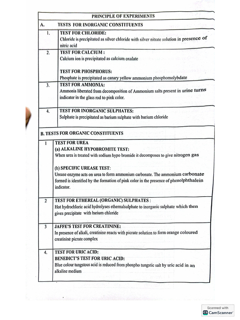 Normal and Abnormal Urine | PDF