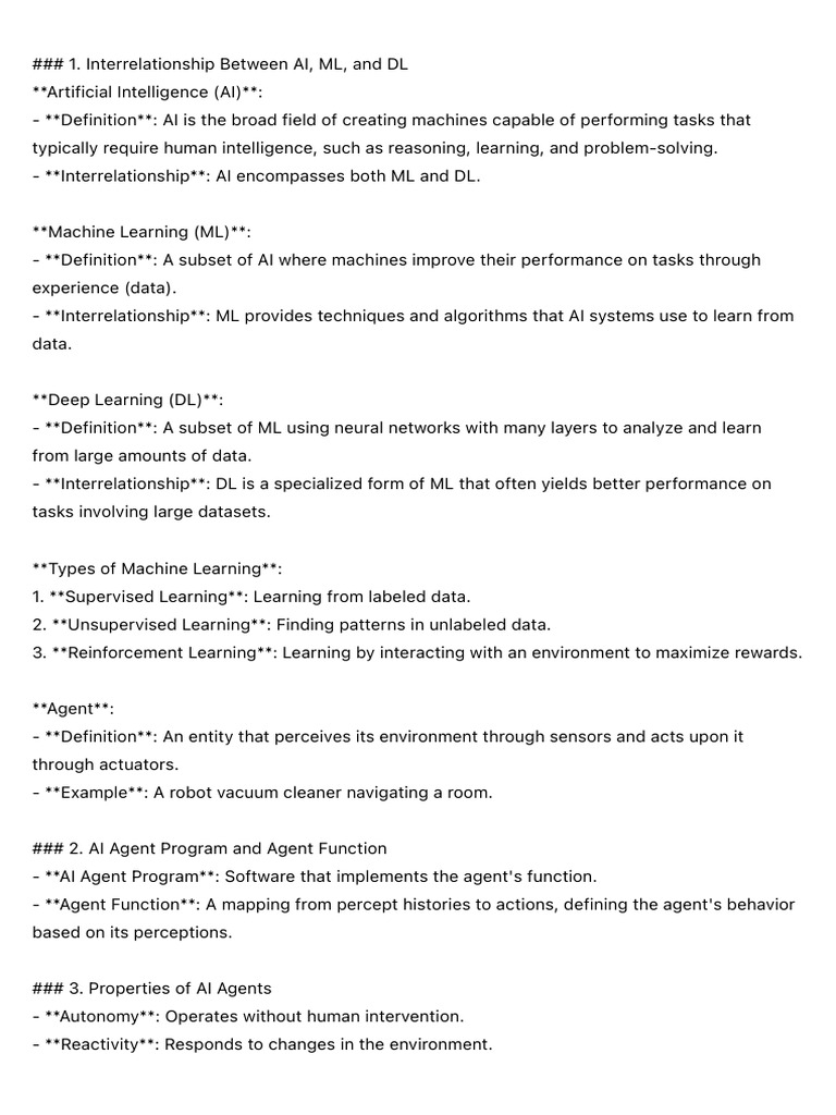 1. Interrelationship Between AI, ML, and DL | PDF | Machine Learning | Artificial Intelligence