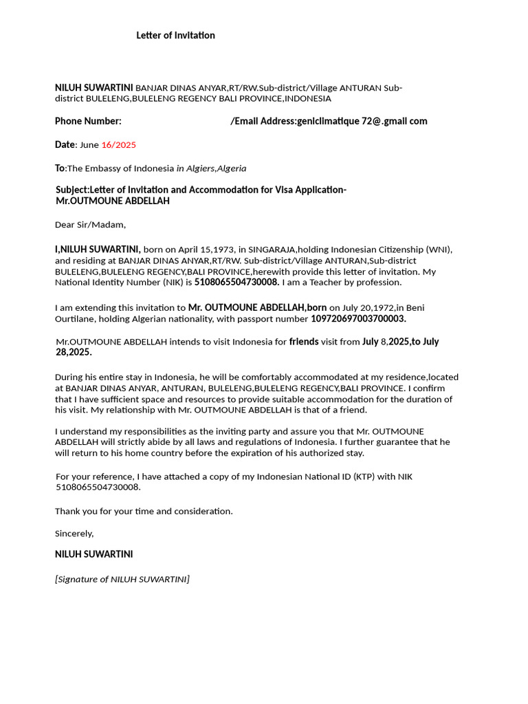 Certificat D Hebergement | PDF