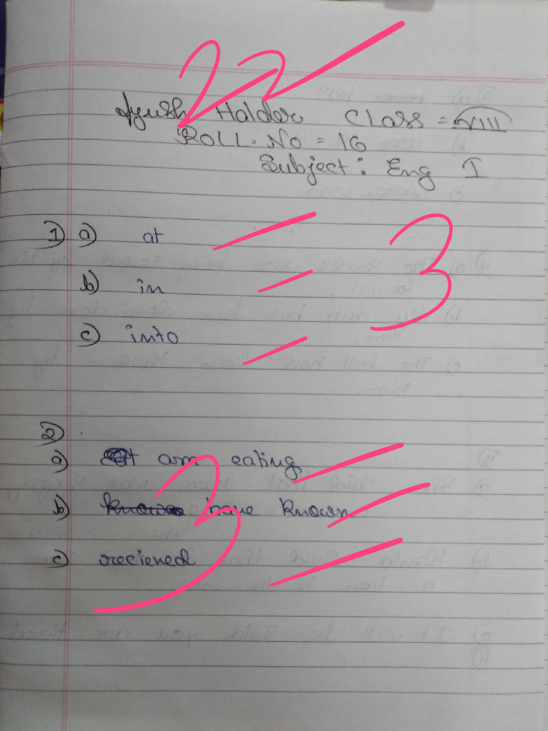 Edited - Ayush Halder Class 8 Sec C Roll - No 16 Sub Eng1 | PDF