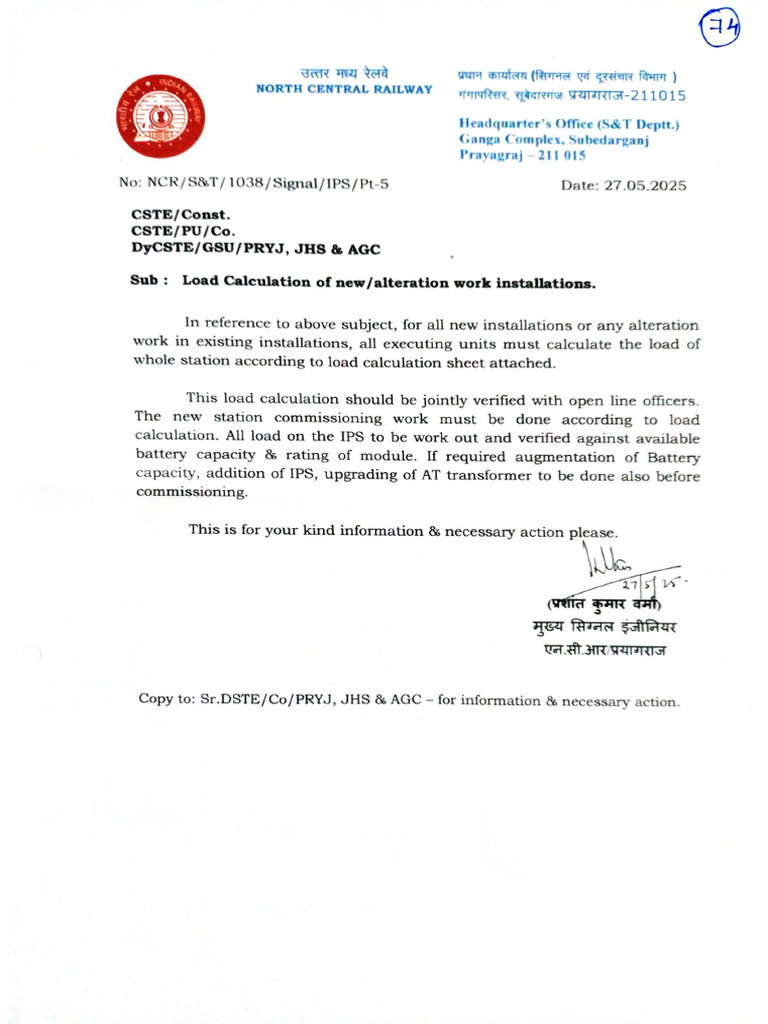 Load Calculation of New - Alteration Work Installations | PDF
