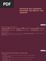 You Squared: A Guide to Quantum Leaps | PDF | Self-Improvement