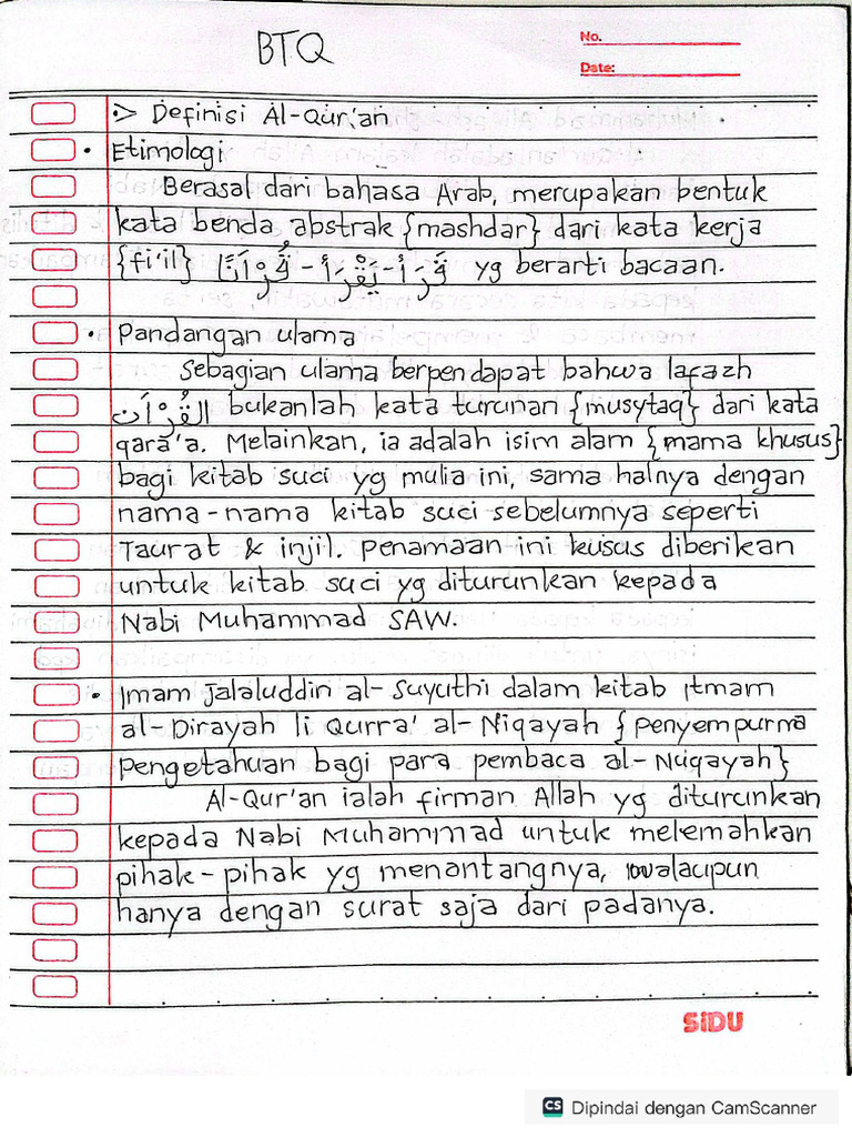 Modul Baca Tulis Al-Qur'an Untuk Bahan Screening LK 2 | PDF