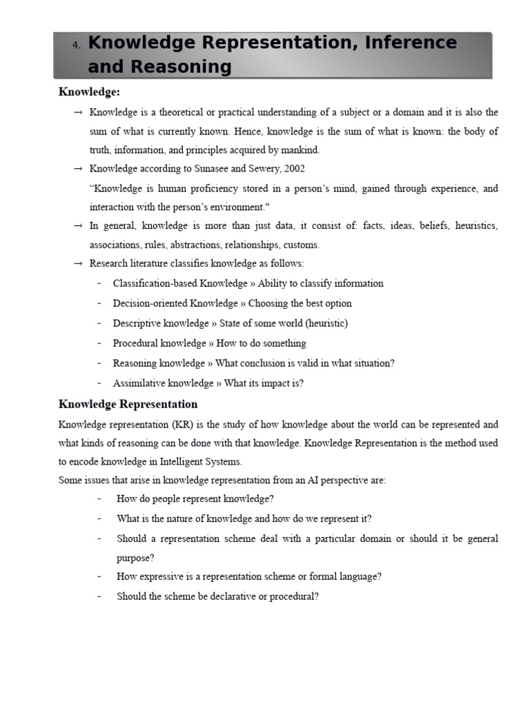 Chapter Knowlege Representation, Inference and Reasoning | PDF | Bayesian Network | Proposition