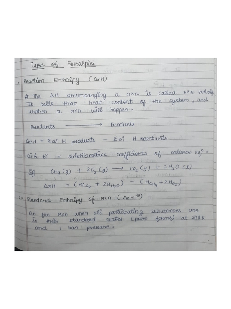 Remaining Notes of Thermodynamics | PDF