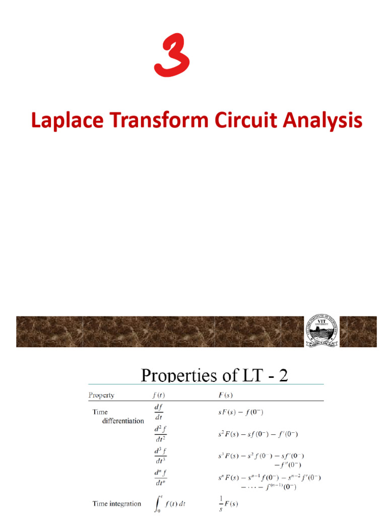 FALLSEM2022-23 BECE203L TH VL2022230102497 Reference Material I 10-09-2022 3-Laplace Transform ...
