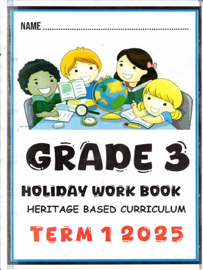 Grade 3 Holiday Work HBC Final | PDF