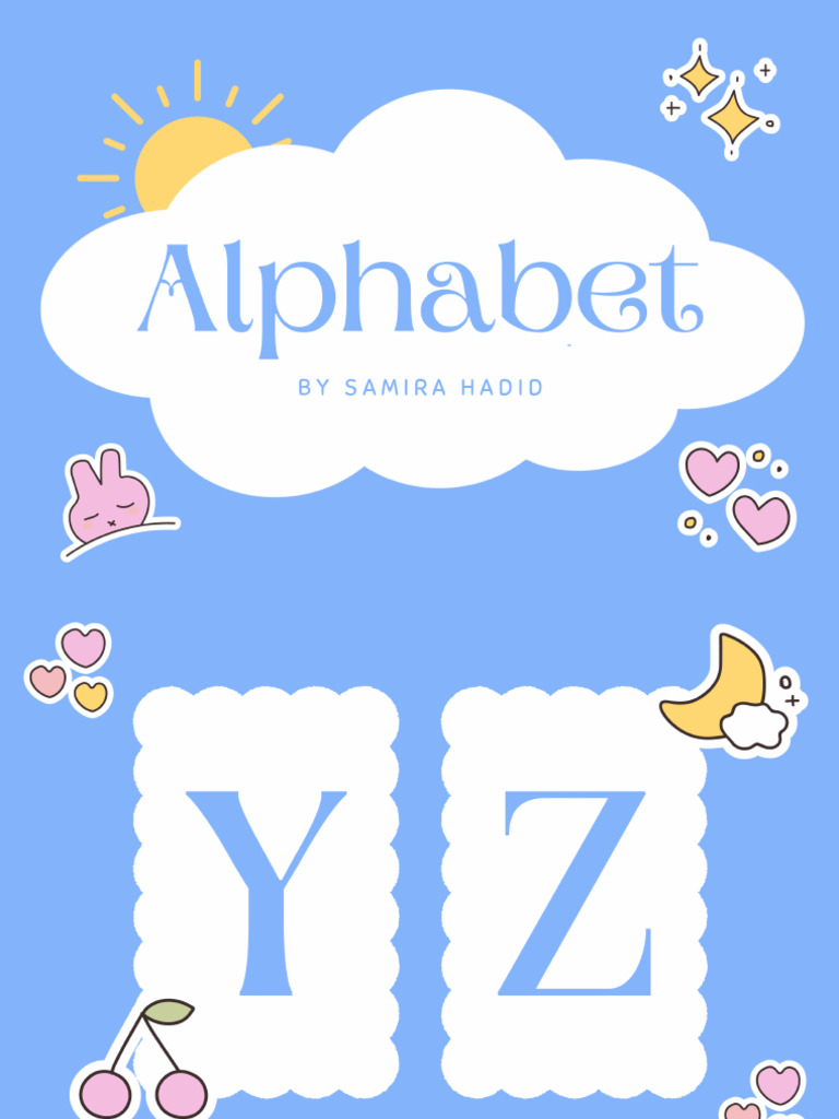 Baby Blue Cute Alphabet Flashcard - 20250713 - 194024 - 0000 | PDF