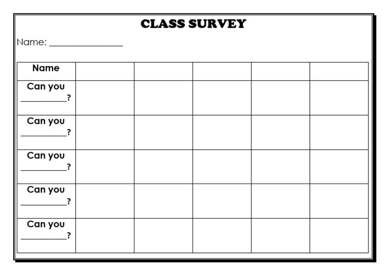 Mingle Worksheet | PDF
