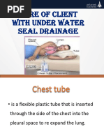 Adult Chest Tube Dressing Change | PDF