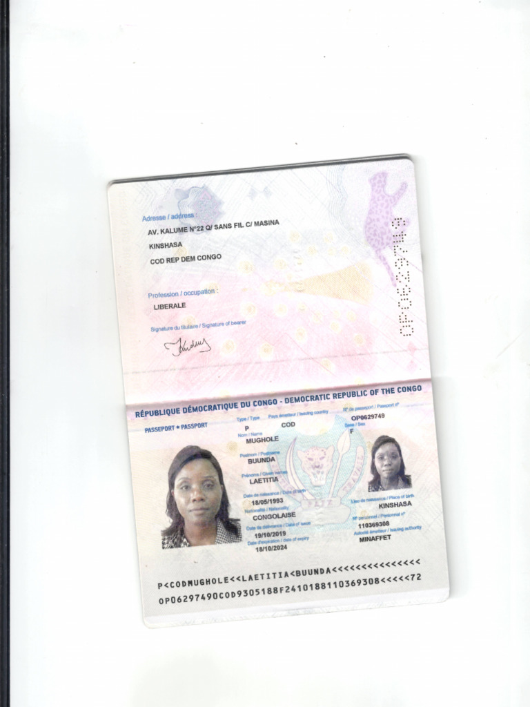 Passport Laetitia 1 | PDF