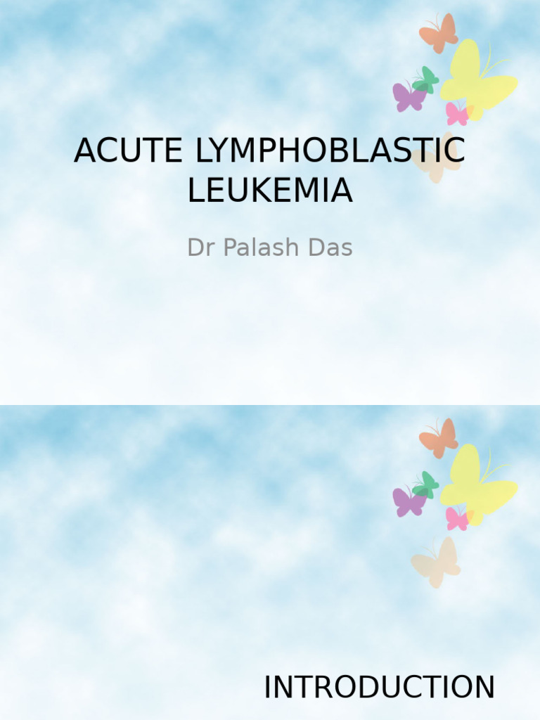 Acute Lymphoblastic Leukemia | PDF | Leukemia | Medical Specialties