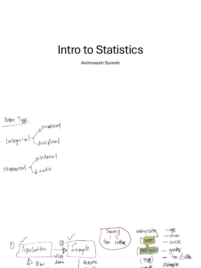 Introduction To Statistics | PDF
