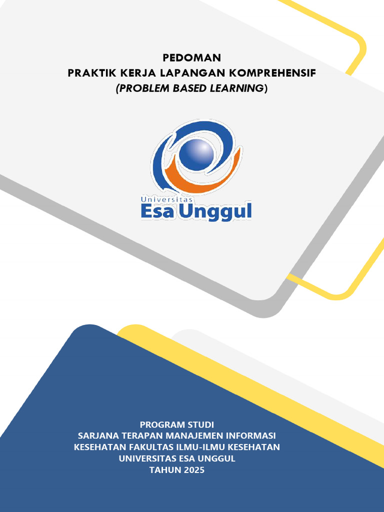 Pedoman PKL Komprehensif PBL 2025 | PDF