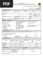 Case Report Form For HFMD | PDF | Nervous System | Human Diseases And ...