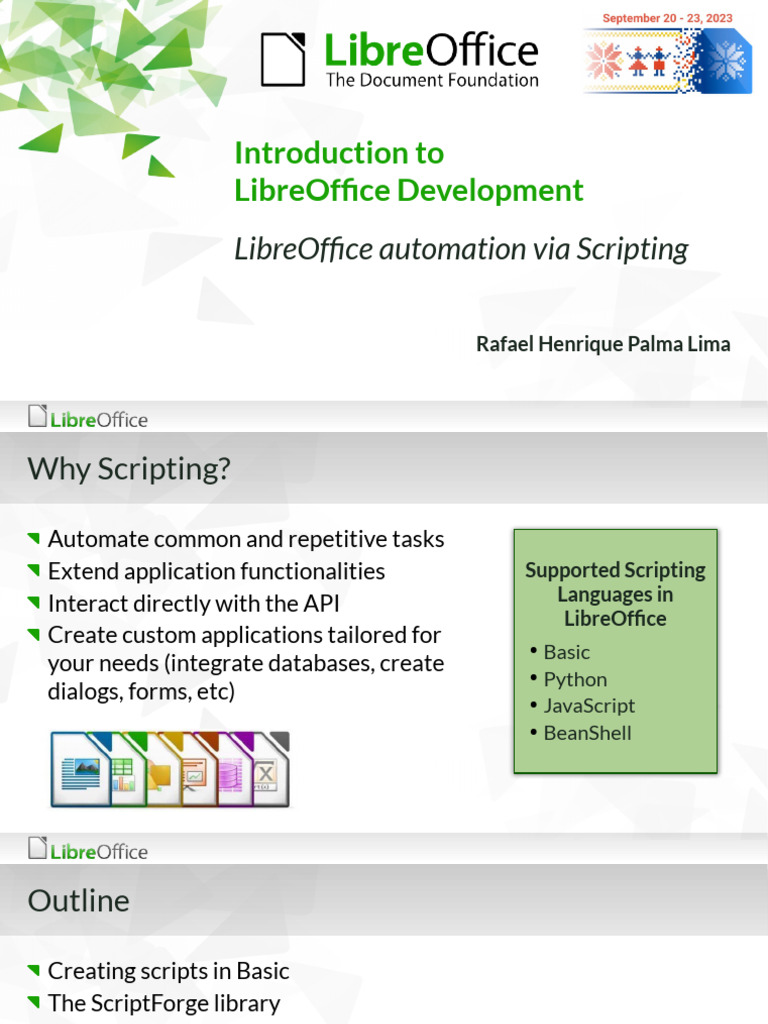 7 LibreOffice Automation Via Scripting | PDF | Scripting Language | Python (Programming Language)