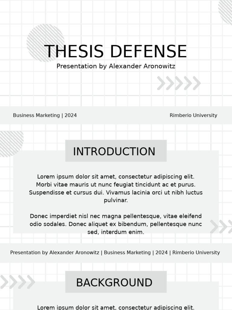 Aronowitz's Thesis Defense Overview | PDF | Methodology | Procedural ...