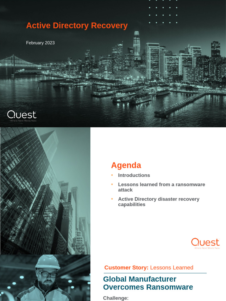 Active Directory and Azure AD Recovery | PDF | Backup | Active Directory