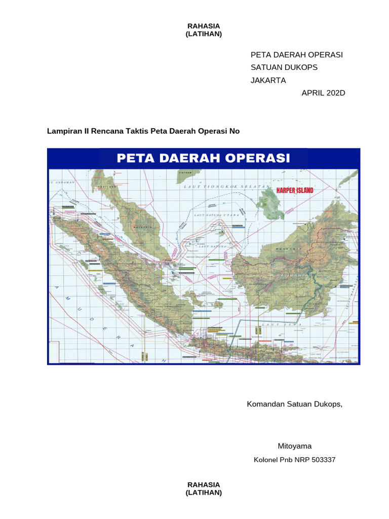 2c - Lamp II Peta Operasi Satuan DUKOPS | PDF