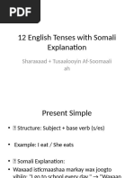 Somali Alphabet Overview and Examples | PDF | Language Arts & Discipline