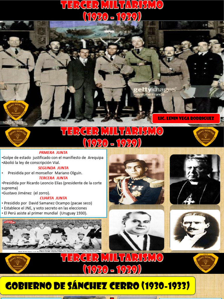 Tercer Militarismo y Unión Revolucionaria | PDF | Perú | Gobierno