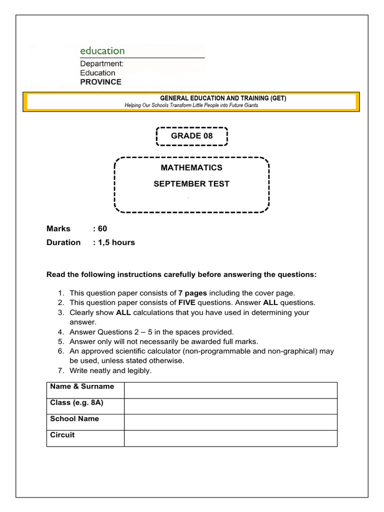 825413713-Final-Mathematics-Grade-8-September-2024-Test (1) | PDF ...