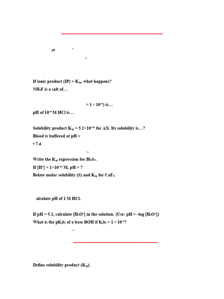 VAS Ionic Equilibriqa | PDF