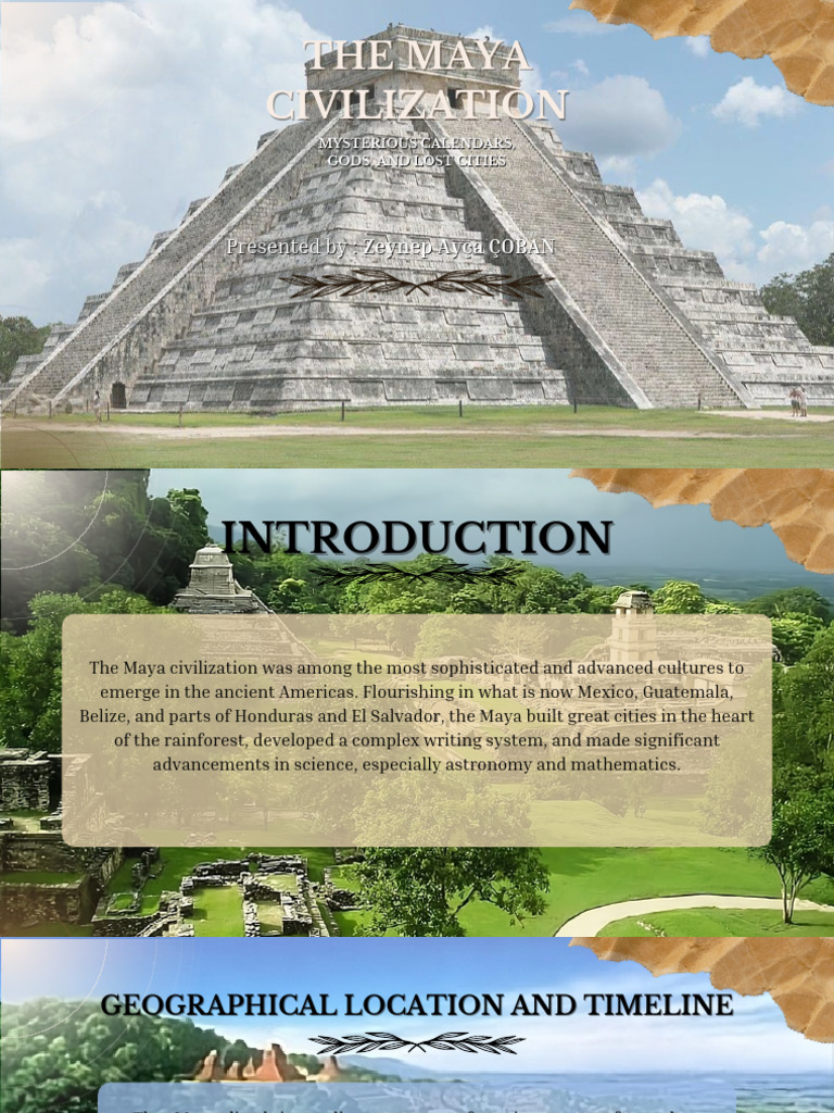 The Maya Civilization Overview | PDF | Maya Civilization | Yucatán ...