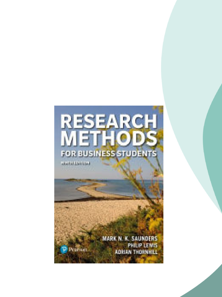 Research Methods For Business Students, 9th Edition Mark Saunders ...