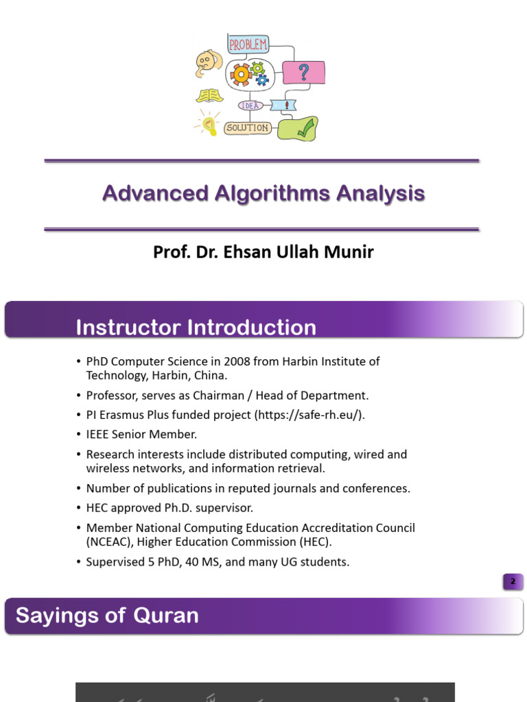 Lecture - 01 - Introduction To Algorithms | PDF | Queue (Abstract Data Type) | Data Structure