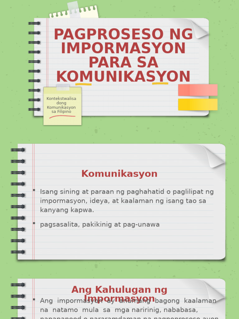 For FILIPINO | PDF