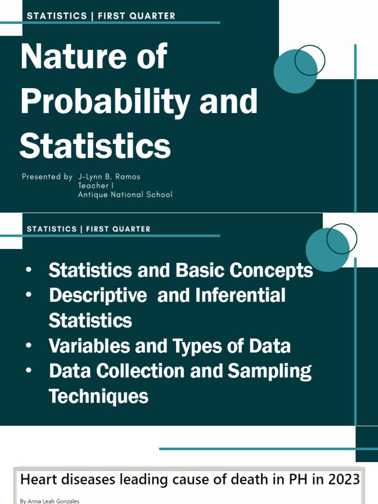 1.nature of Probability and Statistics | PDF | Statistics | Level Of ...
