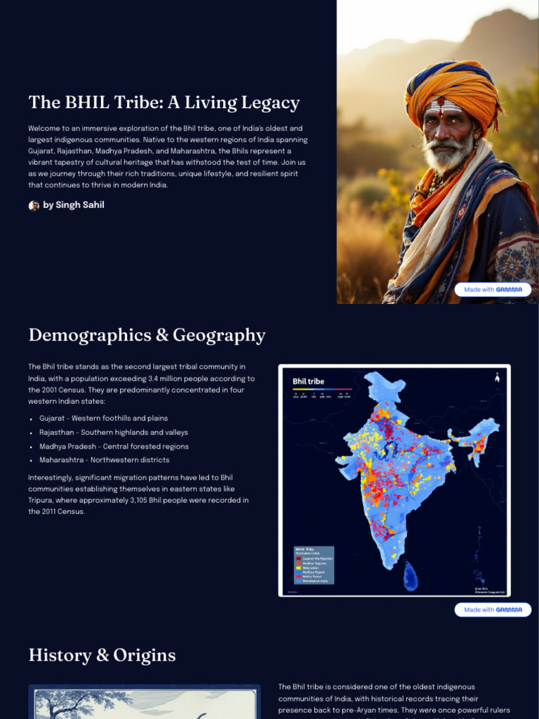 The BHIL Tribe A Living Legacy | PDF