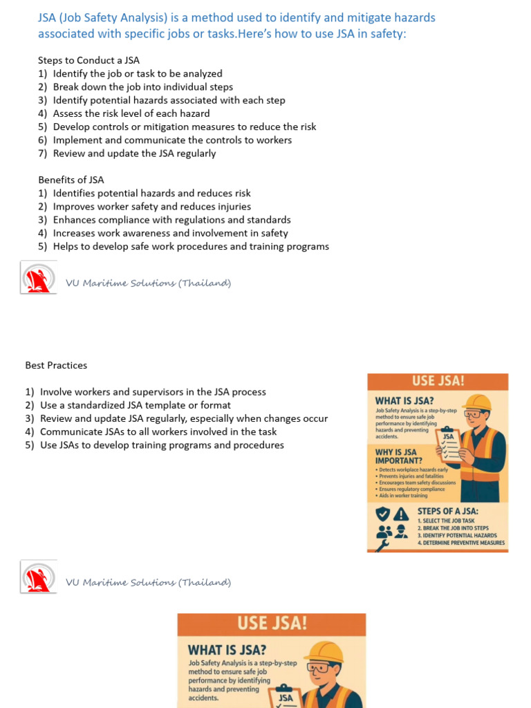 About Jsa - Jha - 250712 - 085958 | PDF | Safety | Business